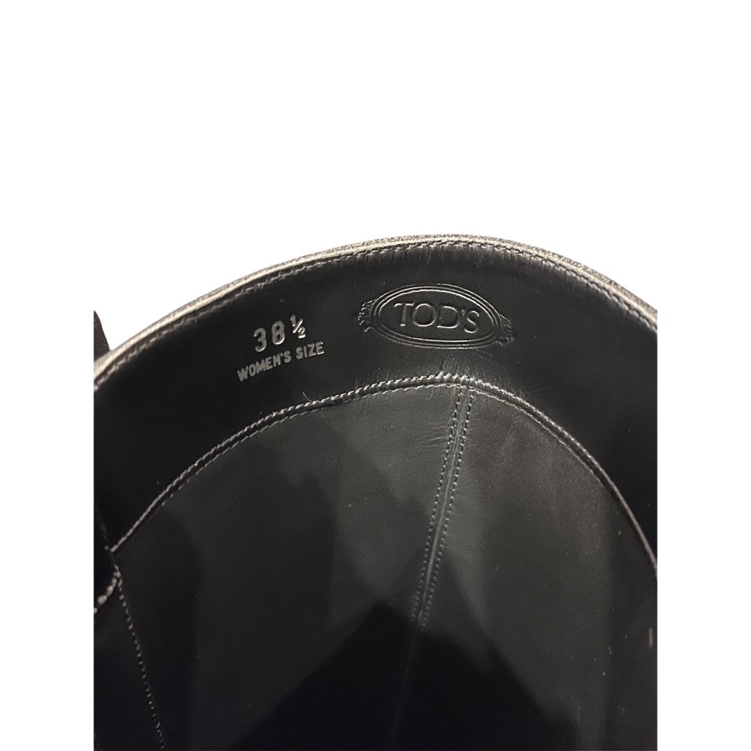 TOD´S トッズ フラットブーツ スエード 38.5 TOD´S トッズ フラットブーツ スエード 38.5
