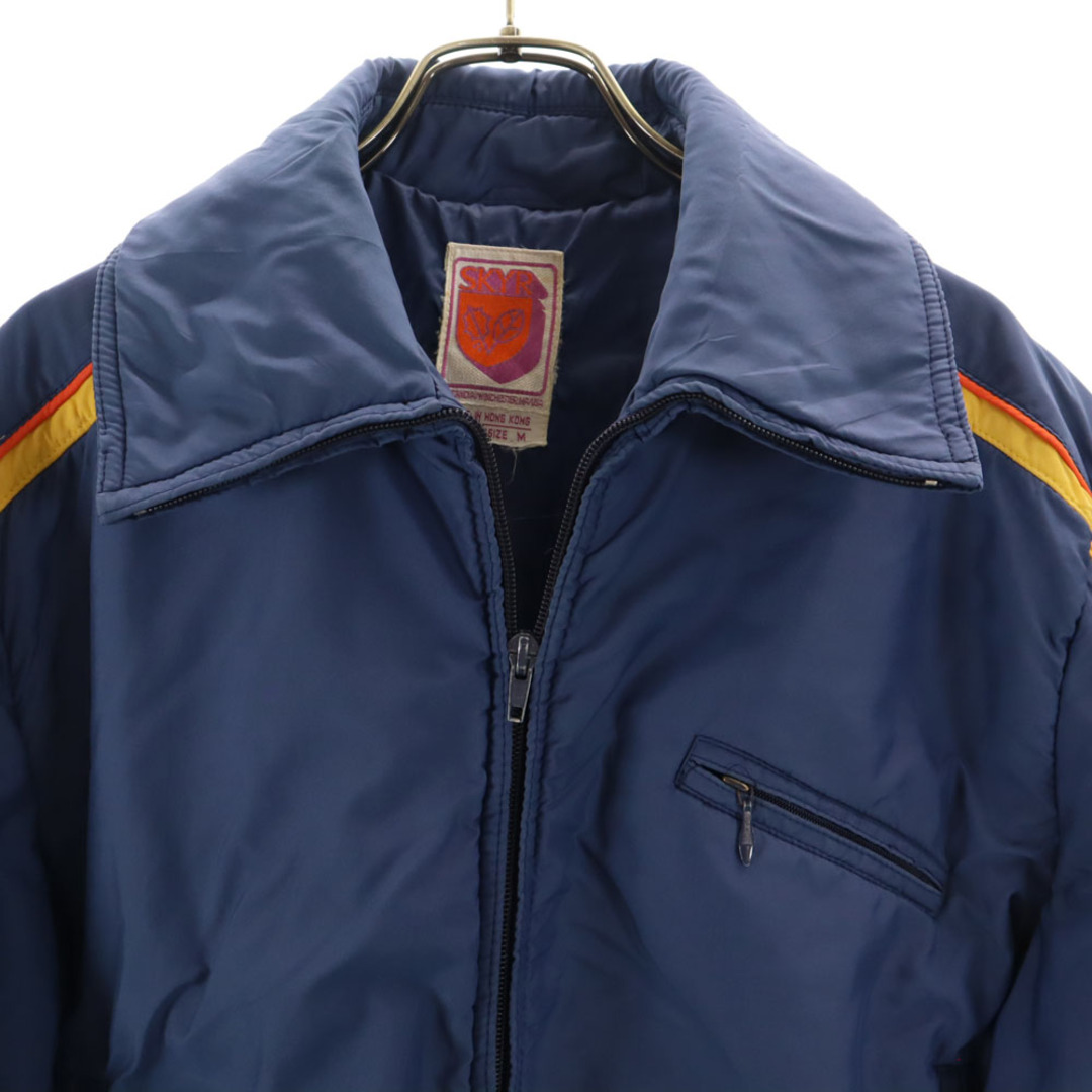 SKYR 80s ヴィンテージ 中綿 ジップ ナイロンジャケット M SKYR 80s ヴィンテージ 中綿 ジップ ナイロンジャケット M