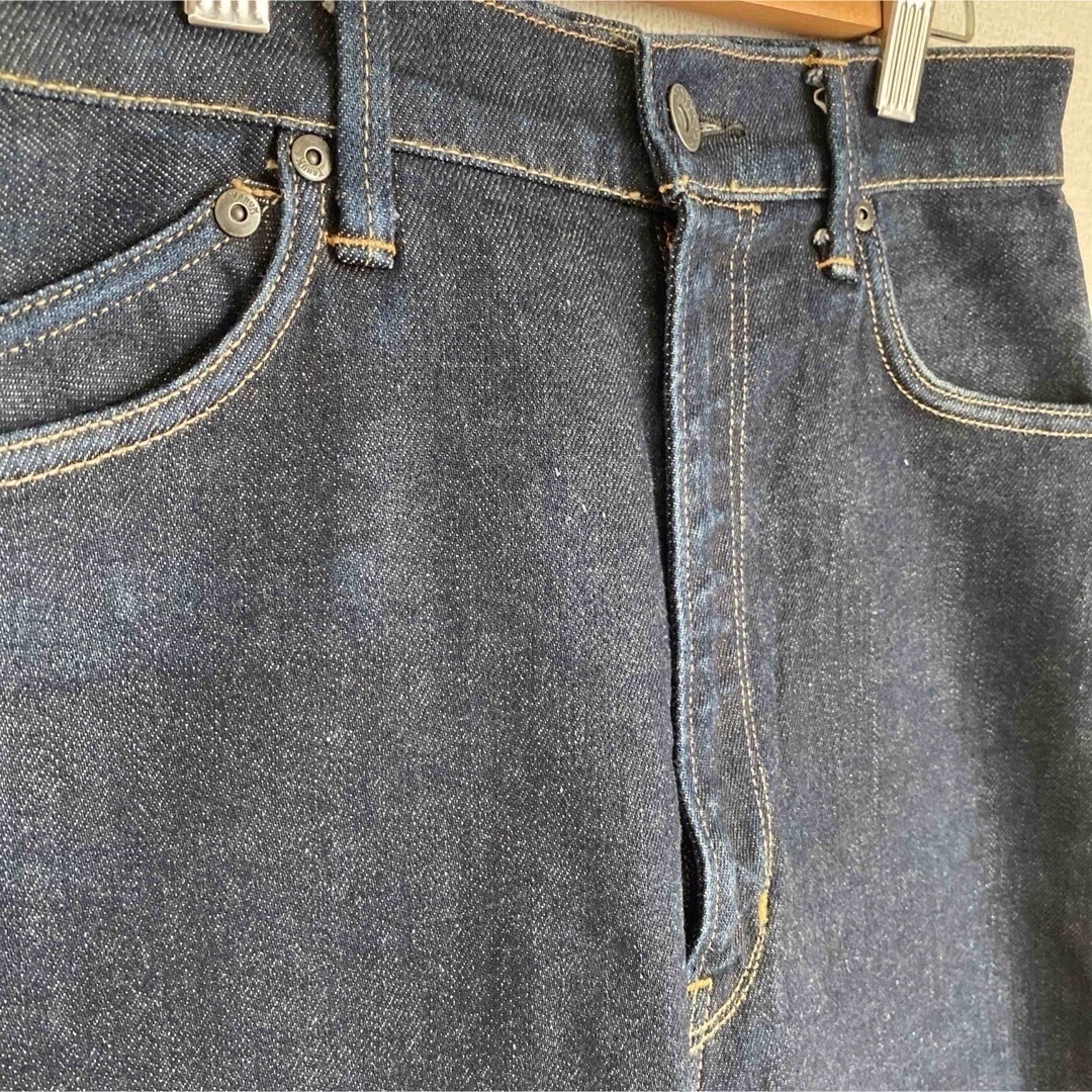 美品 YANUK×金子綾×藤原裕 ダークブルーストレートデニム 美品 YANUK×金子綾×藤原裕 ダークブルーストレートデニム