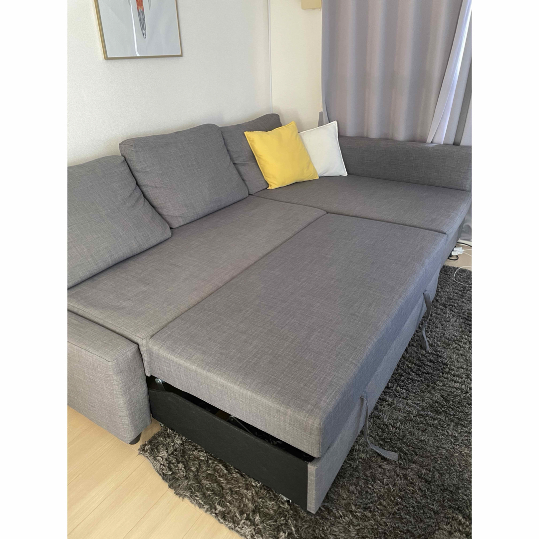 お譲り先決定】IKEA FRIHETEN 3人がけ収納付ソファーベッド お譲り先決定】IKEA FRIHETEN 3人がけ収納付ソファーベッド