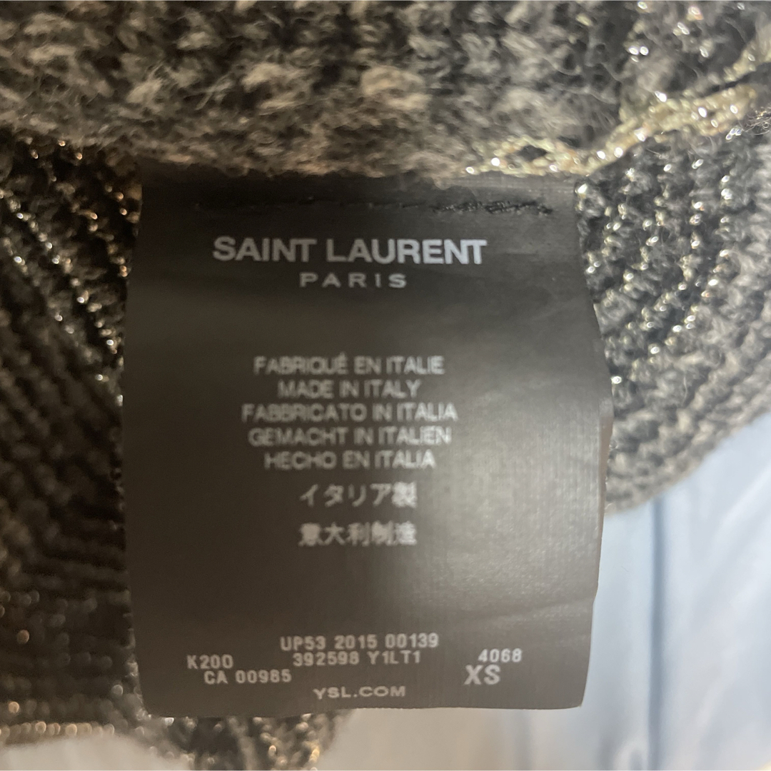 サンローラン SAINT LAURENTジオメトリック クルーネックニット サンローラン SAINT LAURENTジオメトリック クルーネックニット