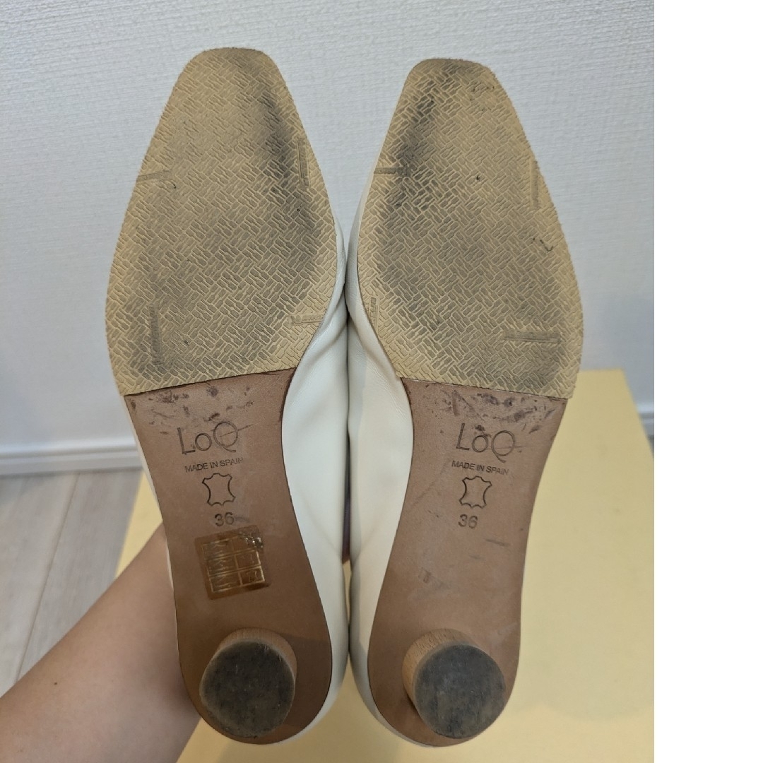 LOQ paz パンプス ホワイト LOQ paz パンプス ホワイト