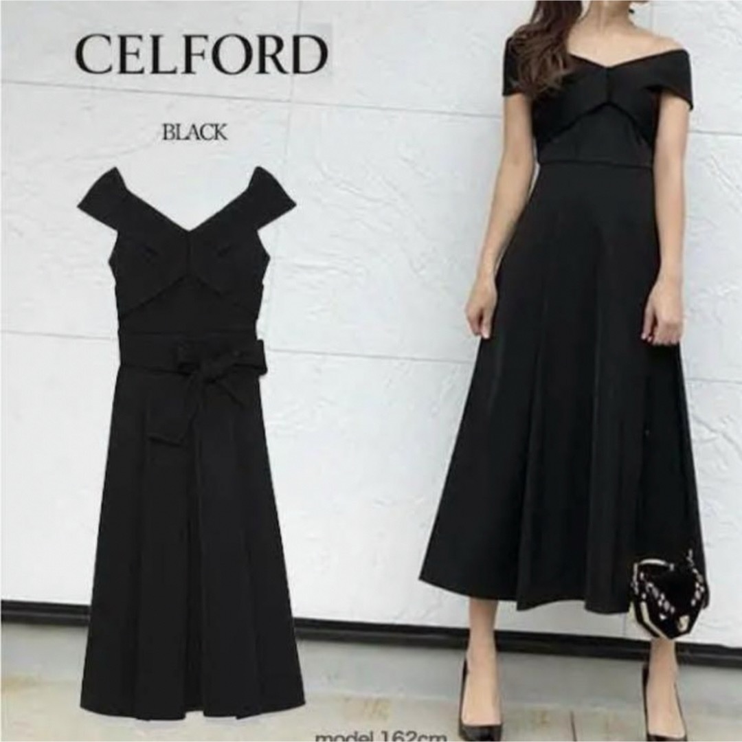 CELFORD - 【 CELFORD】新品♡オフショルダードレス【定価 CELFORD - 【 CELFORD】新品♡オフショルダードレス【定価