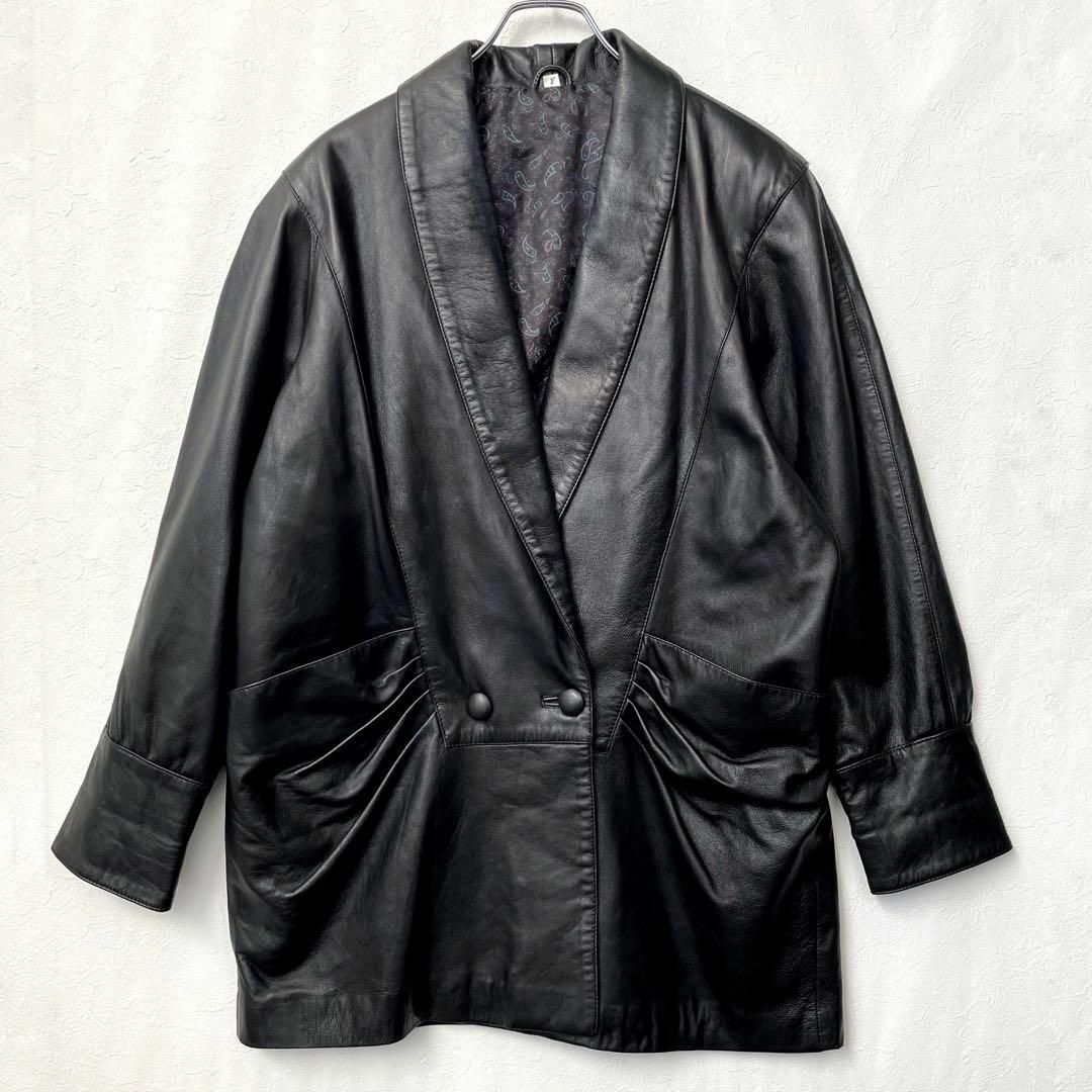 VINTAGE - 90s ヴィンテージ レザージャケット ダブル 本革 裏地 VINTAGE - 90s ヴィンテージ レザージャケット ダブル 本革 裏地