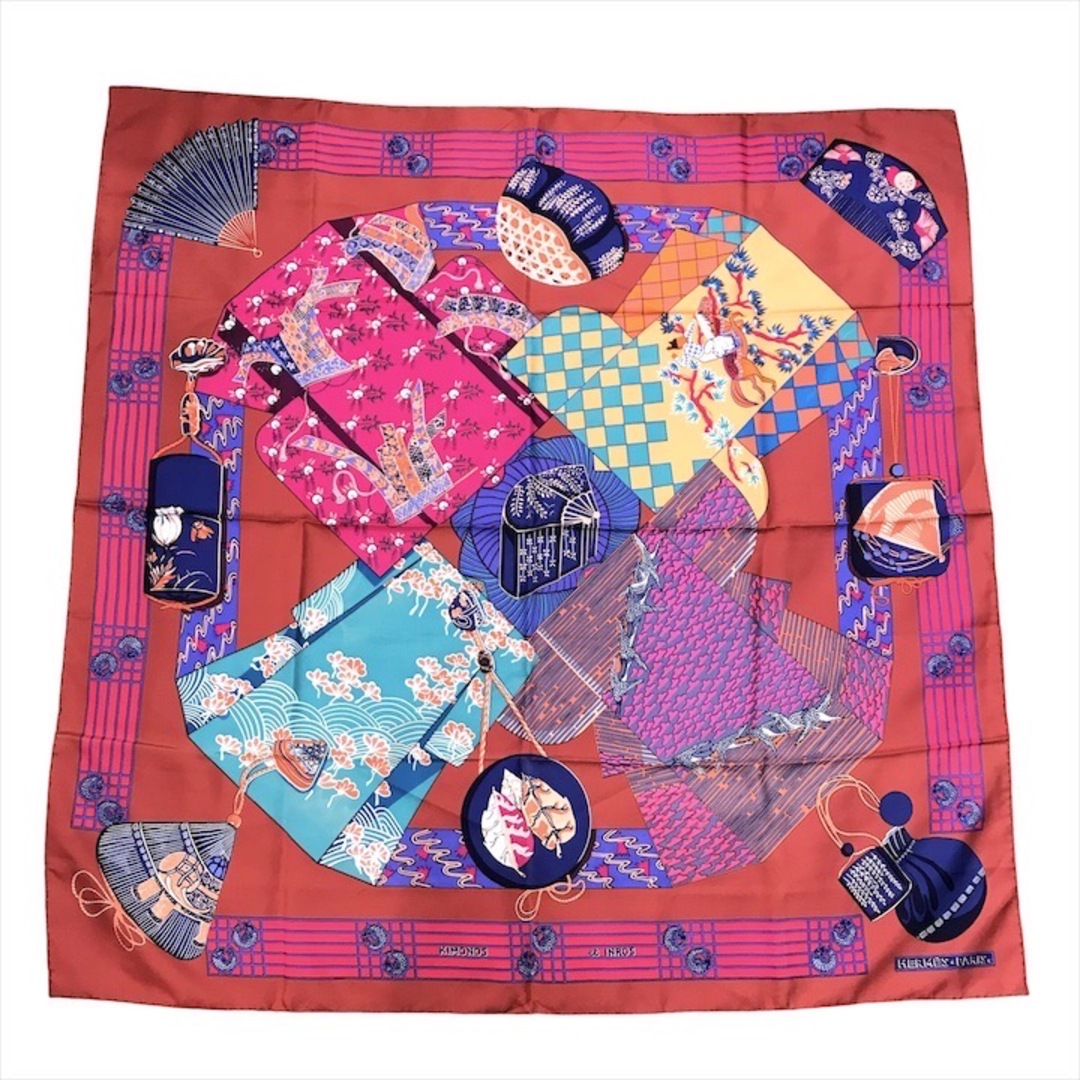 HERMES - 中古 エルメス HERMES レディース スカーフ ピンク HERMES - 中古 エルメス HERMES レディース スカーフ ピンク