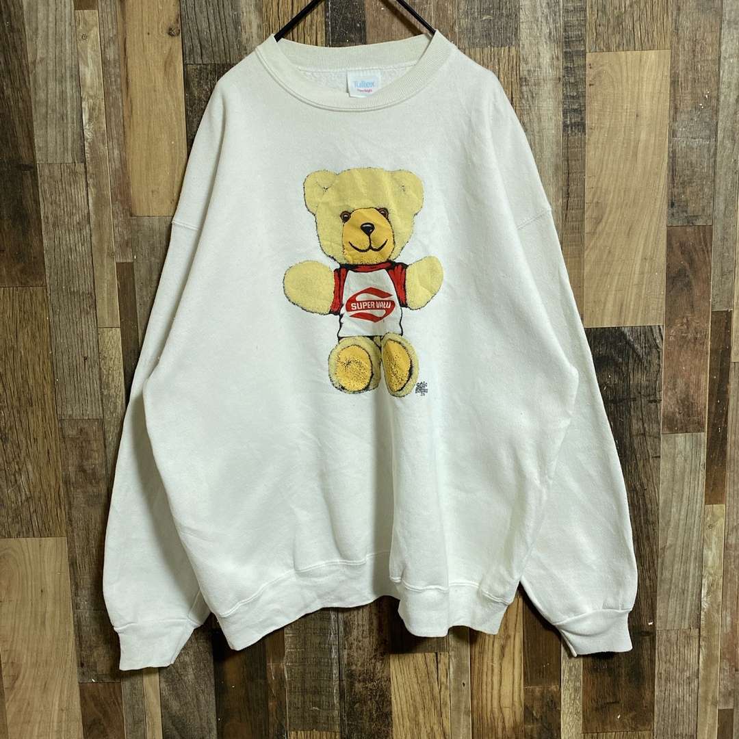 アニマル クマ メンズ スウェット トレーナー XL USA 古着 90s アニマル クマ メンズ スウェット トレーナー XL USA 古着 90s
