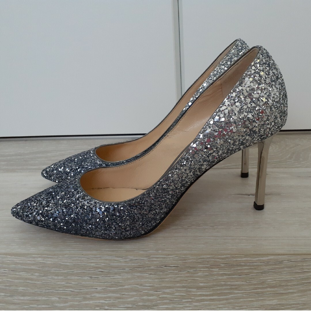JIMMY CHOO - 【値下げ】美品*JIMMY CHOO グリッターパンプス JIMMY CHOO - 【値下げ】美品*JIMMY CHOO グリッターパンプス