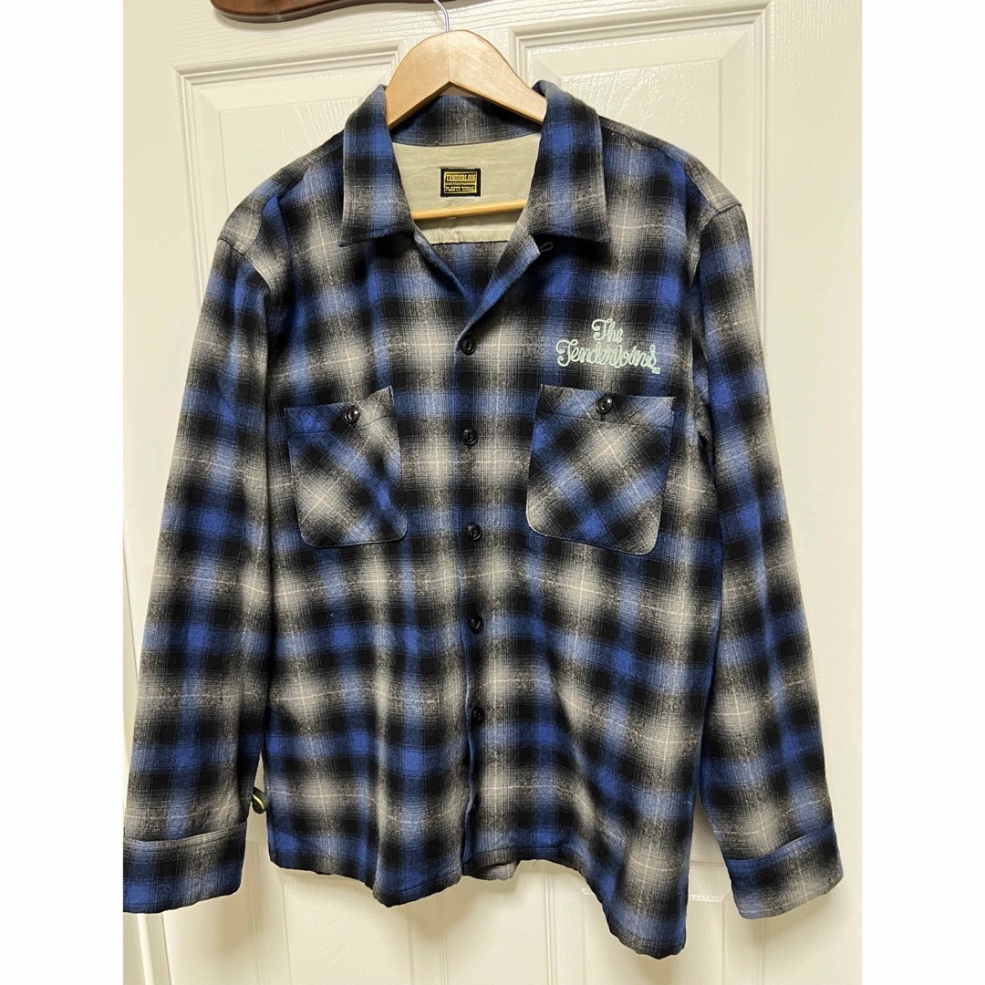 TENDERLOIN テンダーロイン T-WOOL SHT オンブレチェック シャツ TENDERLOIN テンダーロイン T-WOOL SHT オンブレチェック シャツ