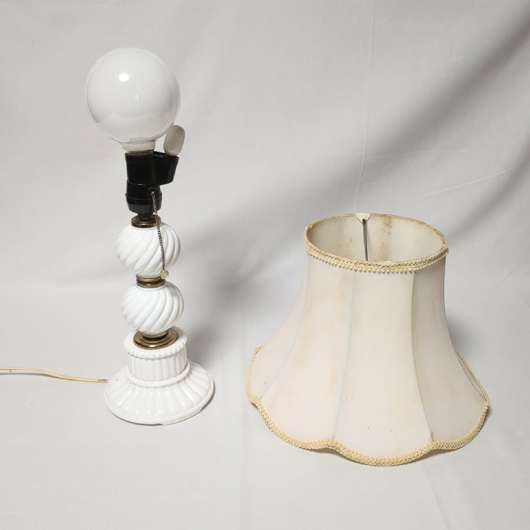 昭和レトロ ナショナル 松下電器 陶器製 テーブルランプスタンド 昭和レトロ ナショナル 松下電器 陶器製 テーブルランプスタンド