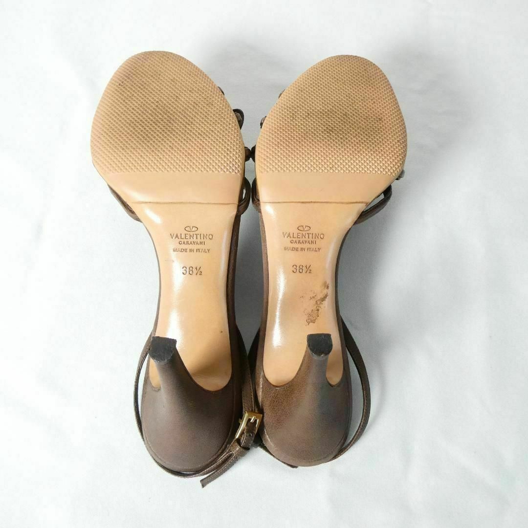 美品 VALENTINO GARAVANI レザー スリングバック サンダル 美品 VALENTINO GARAVANI レザー スリングバック サンダル