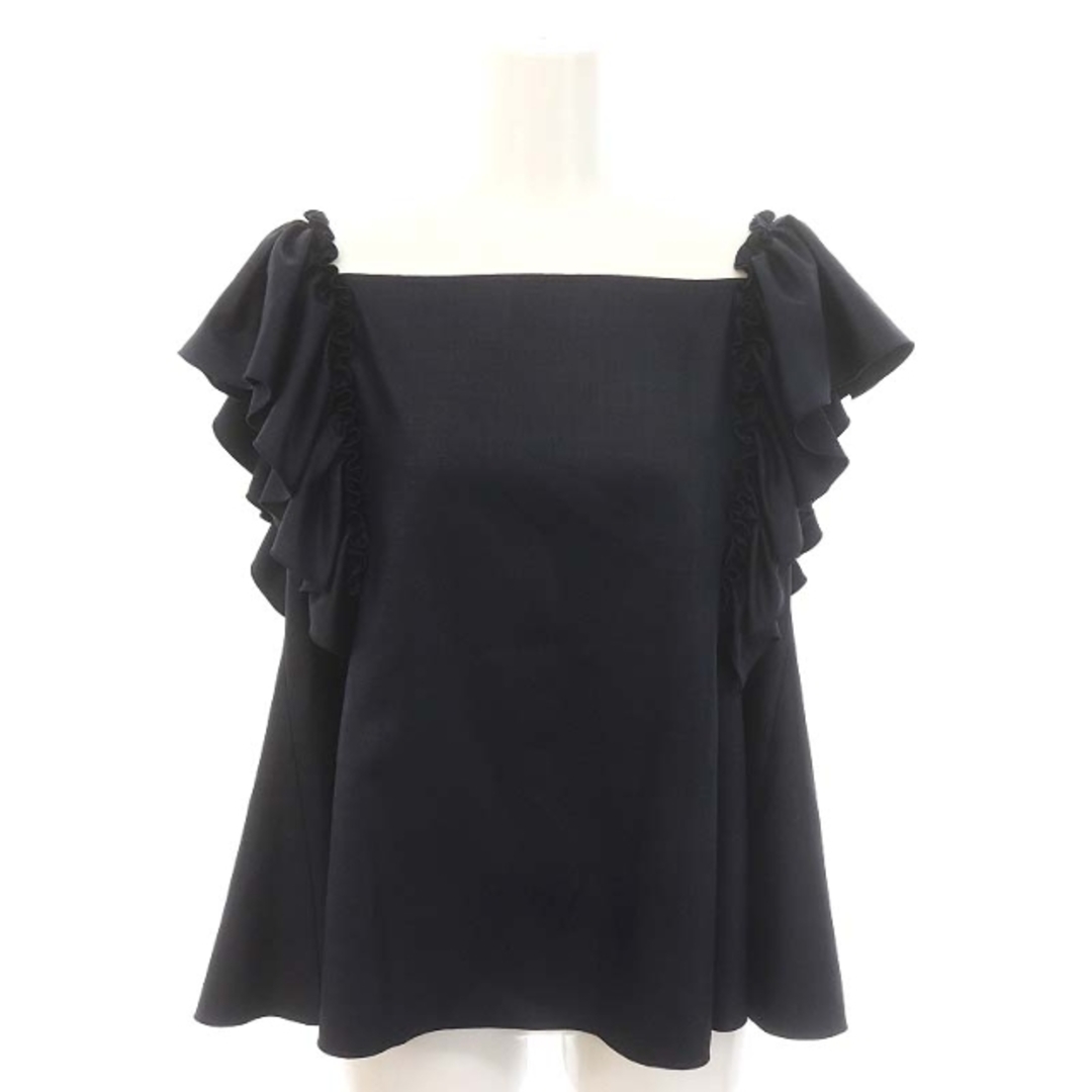 フォクシーニューヨーク Blouse Papillon ブラウス 42 L 紺 トップス フォクシーニューヨーク Blouse Papillon ブラウス 42 L 紺 トップス
