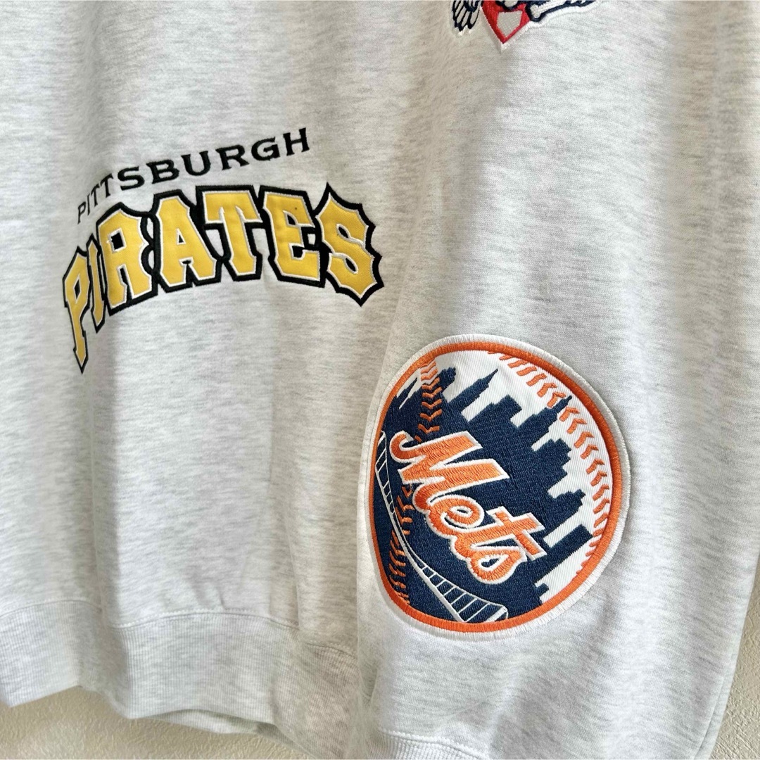 MLB - 【XL】MLB公式 ロゴ刺繍ワッペン 裏起毛トレーナー○大谷 MLB - 【XL】MLB公式 ロゴ刺繍ワッペン 裏起毛トレーナー○大谷