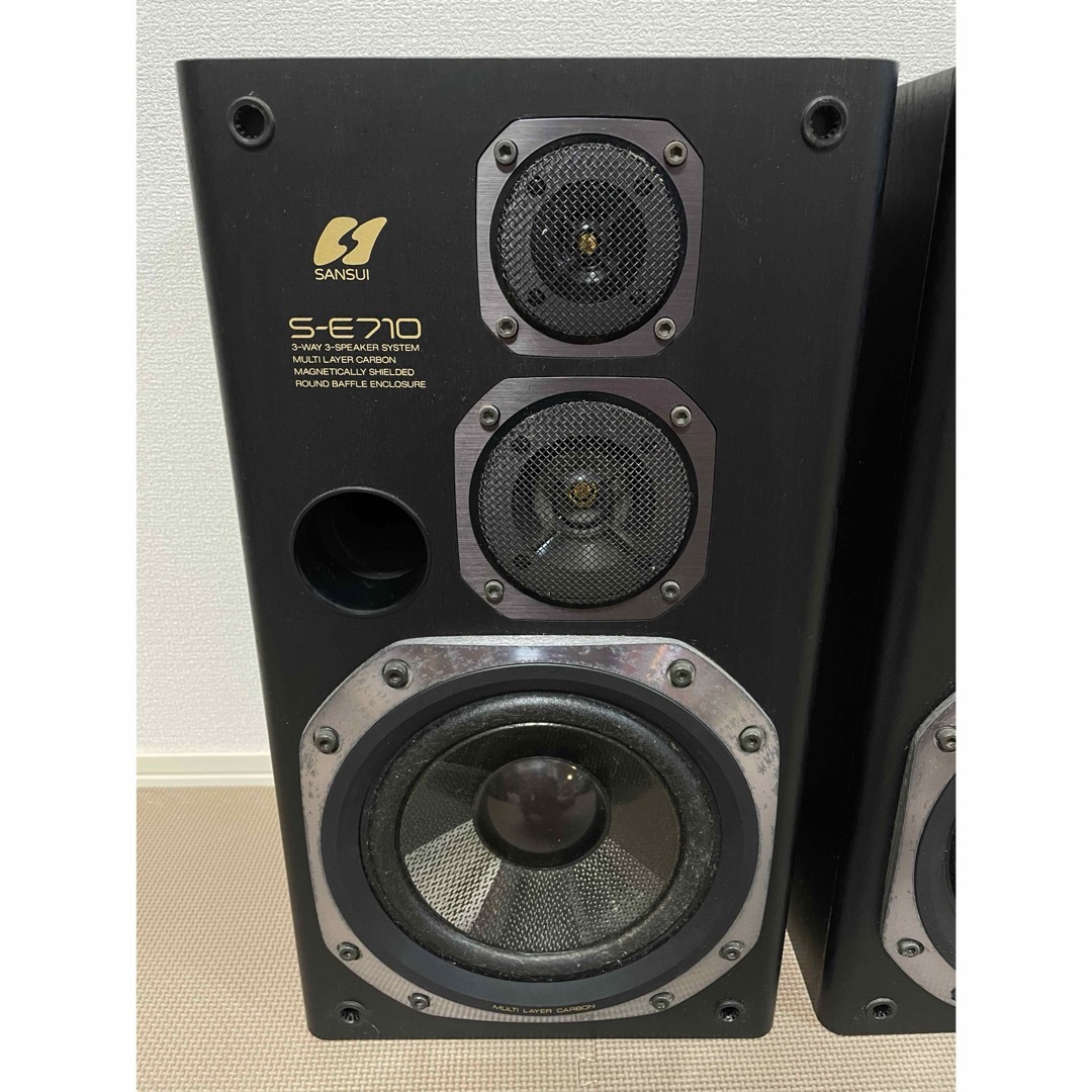 動作確認済 美品 SANSUI 3wayスピーカー S-E710 サンスイの通販 動作確認済 美品 SANSUI 3wayスピーカー S-E710 サンスイの通販