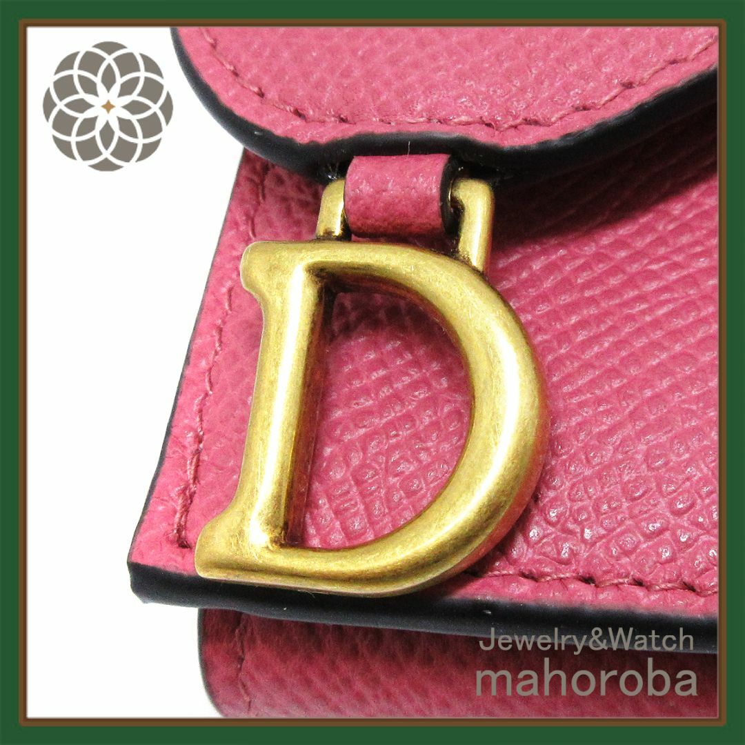 Dior - 極美品☆クリスチャンディオール サドル 三つ折り財布 Dior - 極美品☆クリスチャンディオール サドル 三つ折り財布