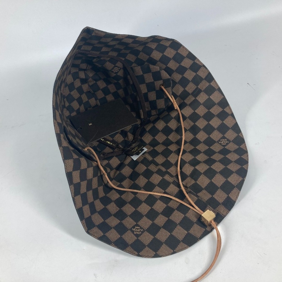 LOUIS VUITTON - ルイヴィトン LOUIS VUITTON 紐付き つば広 LOUIS VUITTON - ルイヴィトン LOUIS VUITTON 紐付き つば広