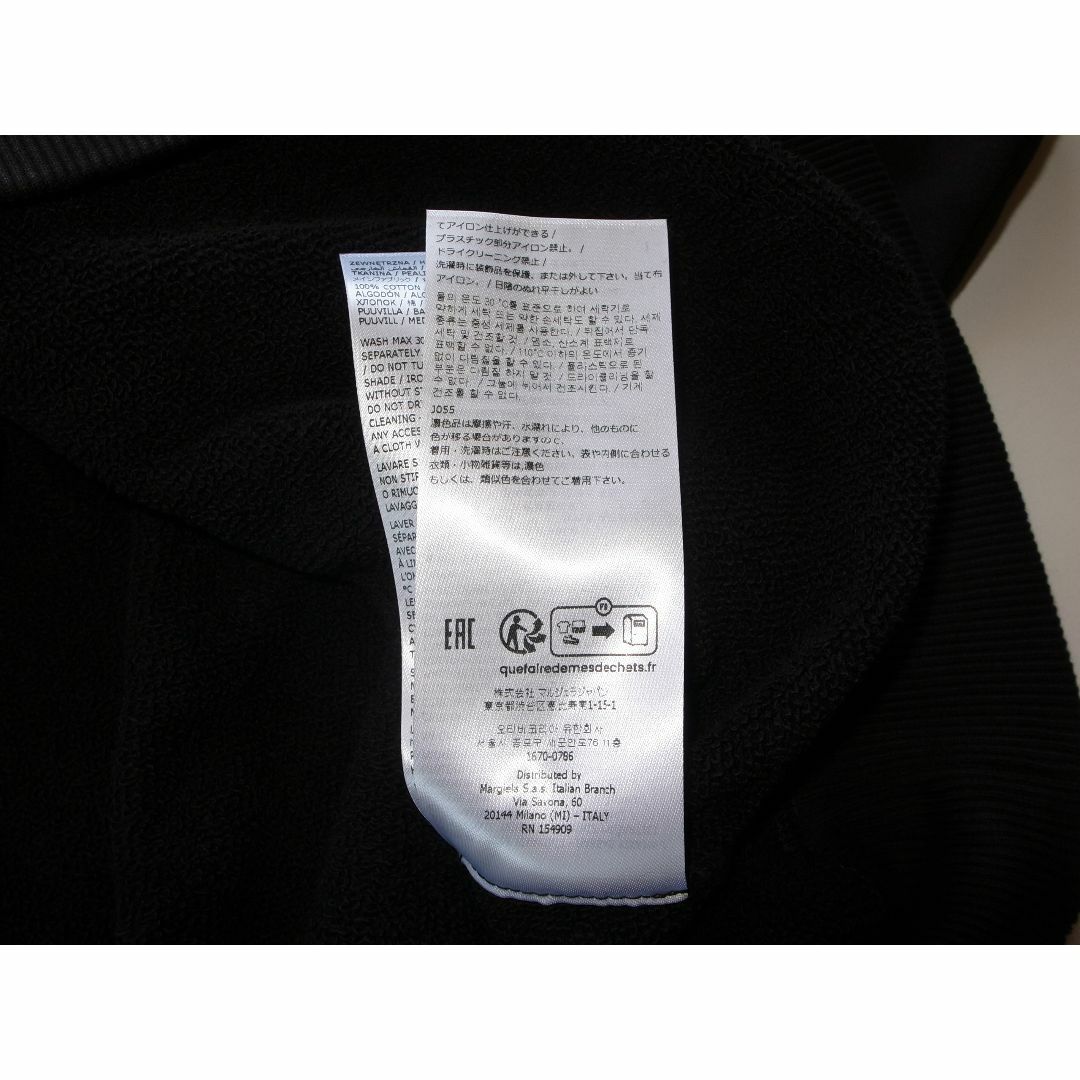 MM6 マルジェラ black number スウェット sizeXL 24SS MM6 マルジェラ black number スウェット sizeXL 24SS