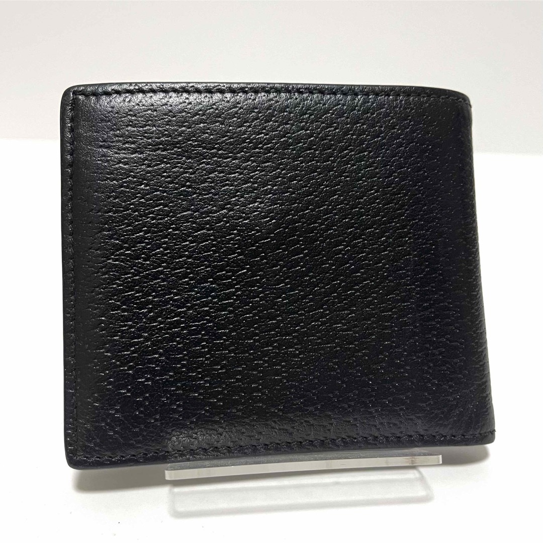 947 MORI様 GUCCI グッチ 折り財布 GGマーモント レザー 黒 947 MORI様 GUCCI グッチ 折り財布 GGマーモント レザー 黒