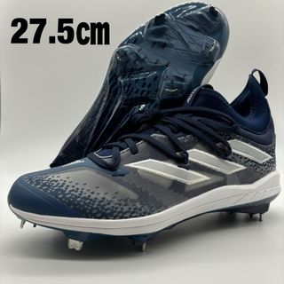 adidas - adidas 野球 スパイク ネイビー 紺 金具 27.5㎝ ミドル adidas - adidas 野球 スパイク ネイビー 紺 金具 27.5㎝ ミドル