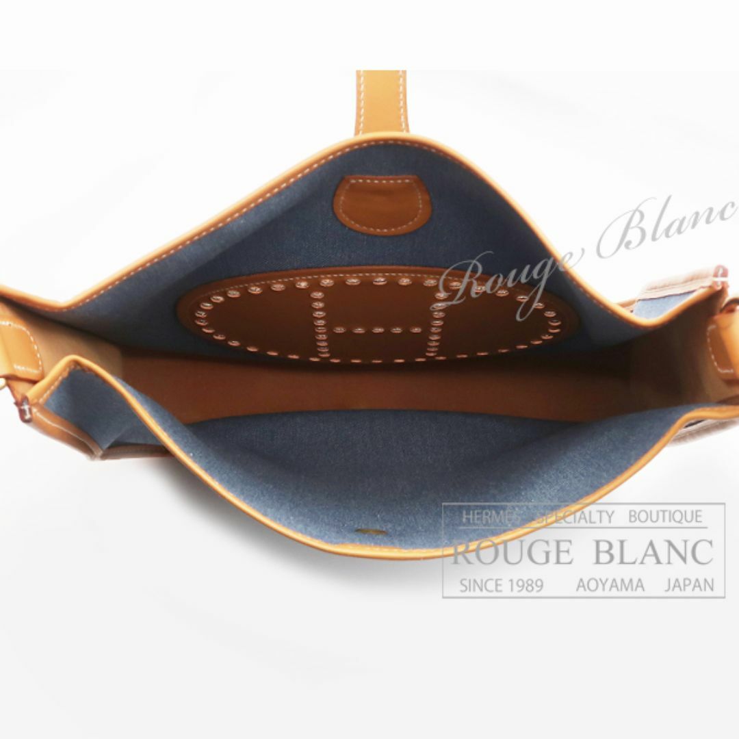 HERMES - エルメス エヴリン PM/29 デニム×ナチュラルベージュ HERMES - エルメス エヴリン PM/29 デニム×ナチュラルベージュ