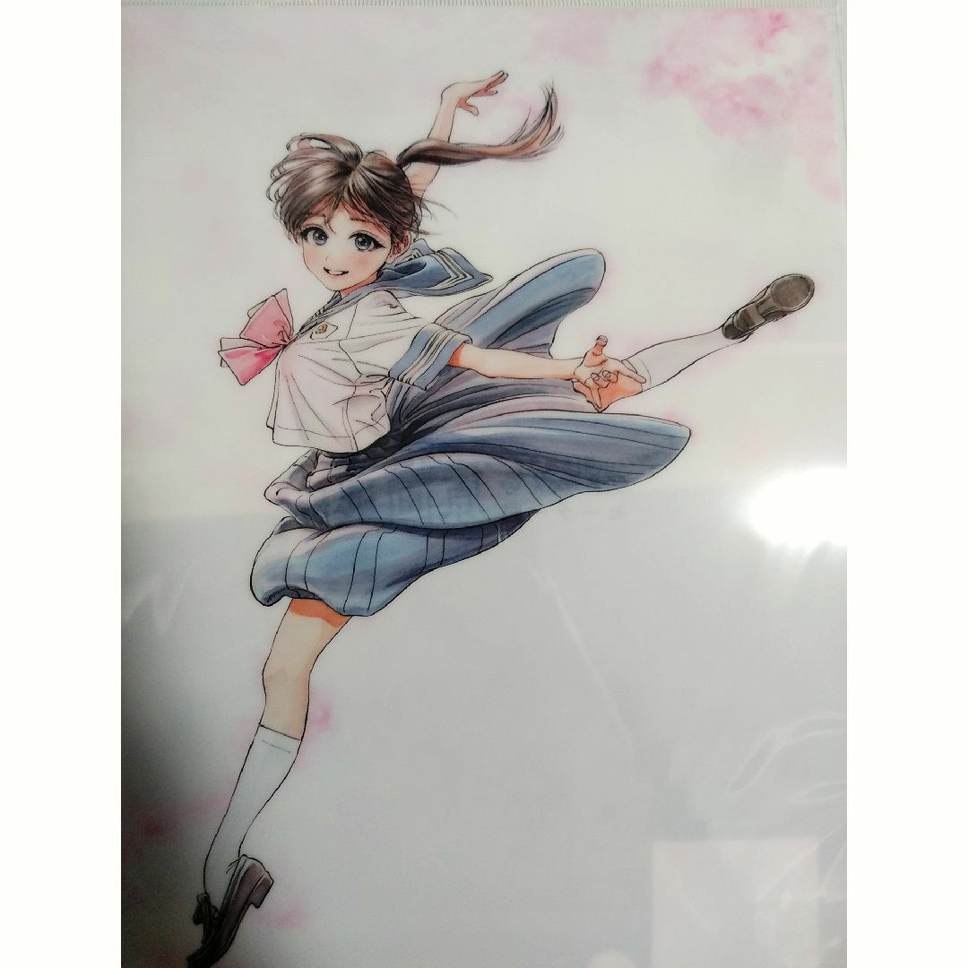 新品 明日ちゃんのセーラー服 原画展 クリアファイル 小路 新品 明日ちゃんのセーラー服 原画展 クリアファイル 小路