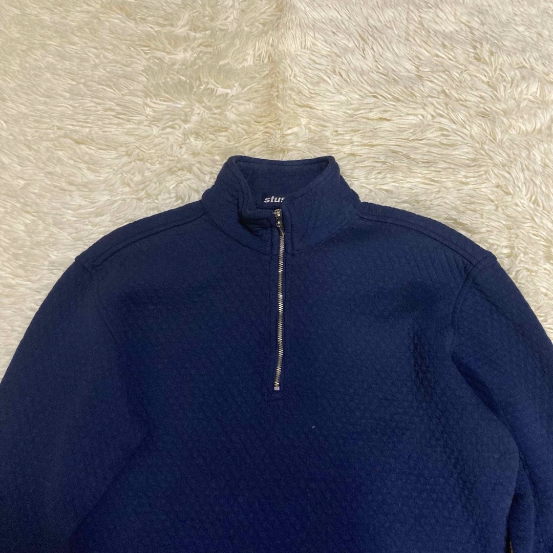 STUSSY - 希少 ステューシー バーバラタグ ハーフジップ STUSSY - 希少 ステューシー バーバラタグ ハーフジップ