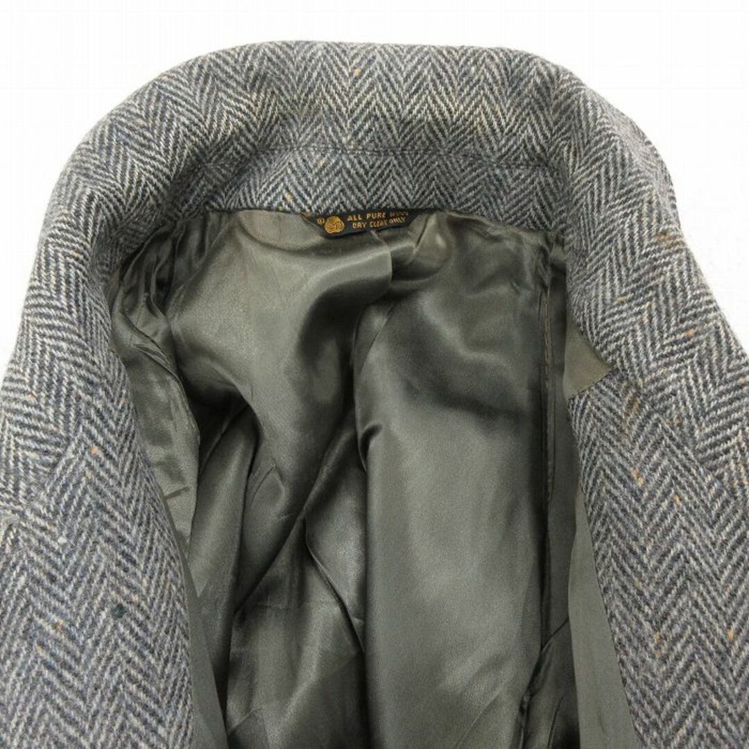 XL☆古着 長袖 ウール トレンチ コート メンズ 80年代 80s XL☆古着 長袖 ウール トレンチ コート メンズ 80年代 80s