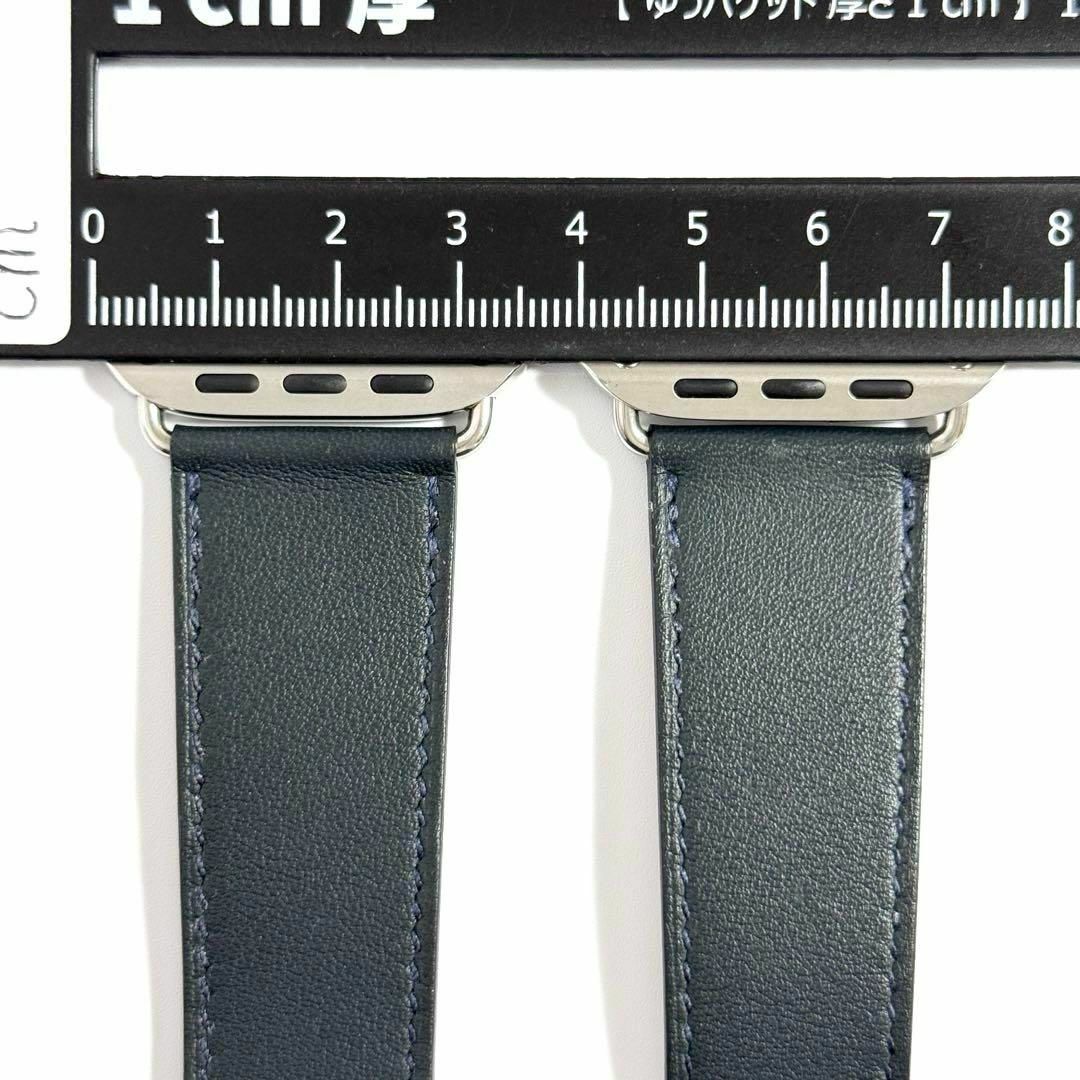 HERMES - 【深緑色】エルメス メンズ アップルウォッチ ベルト HERMES - 【深緑色】エルメス メンズ アップルウォッチ ベルト
