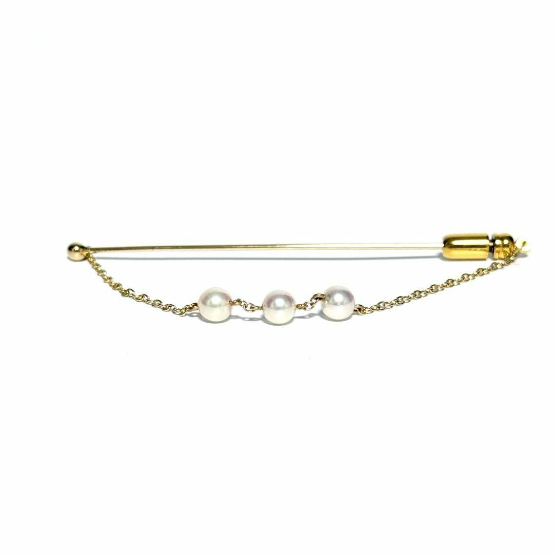 MIKIMOTO - 【超美品】ミキモト レディース ピン ブローチ K14 MIKIMOTO - 【超美品】ミキモト レディース ピン ブローチ K14