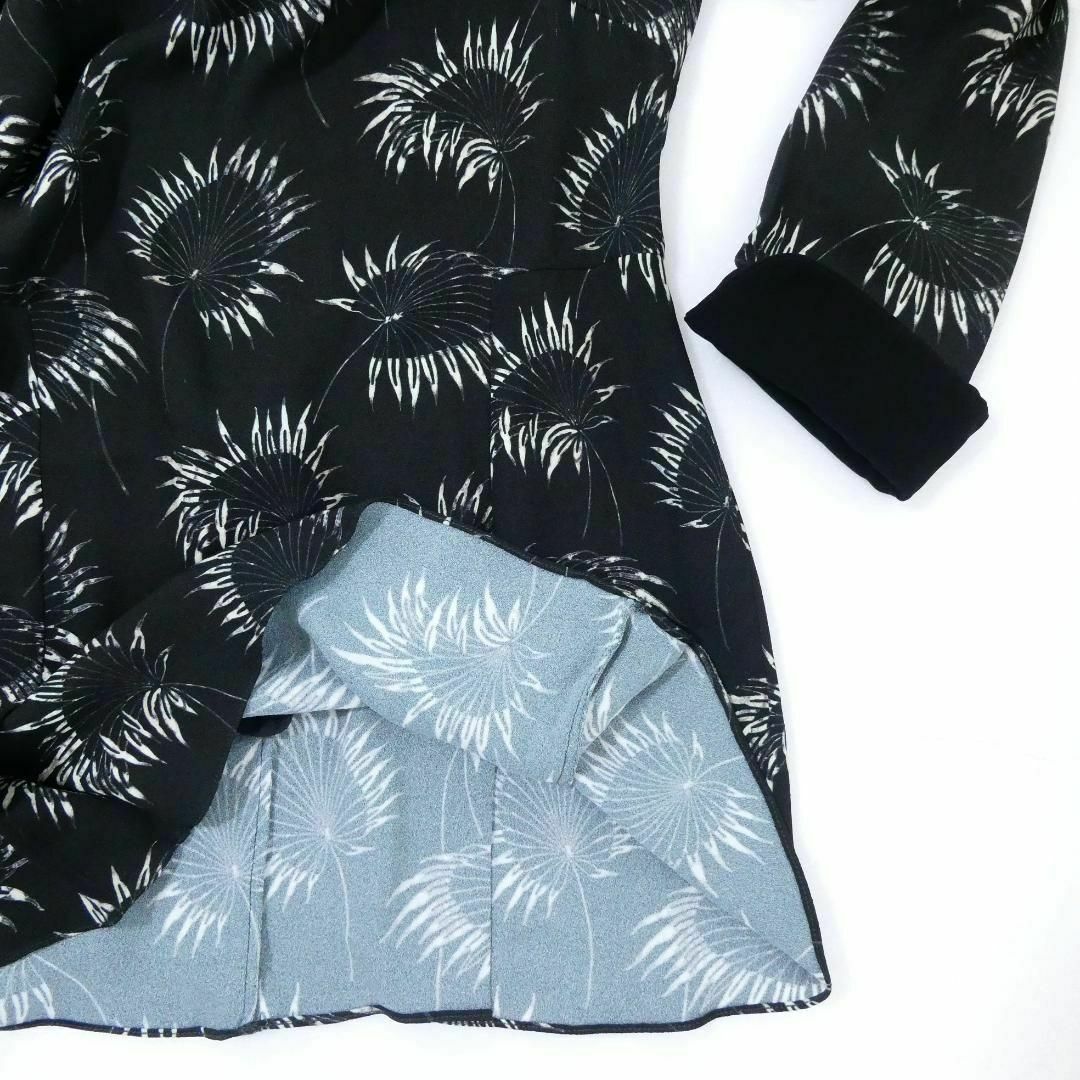 美品 MARNI 総柄 シフォン シルクミックス モックネック 長袖 美品 MARNI 総柄 シフォン シルクミックス モックネック 長袖