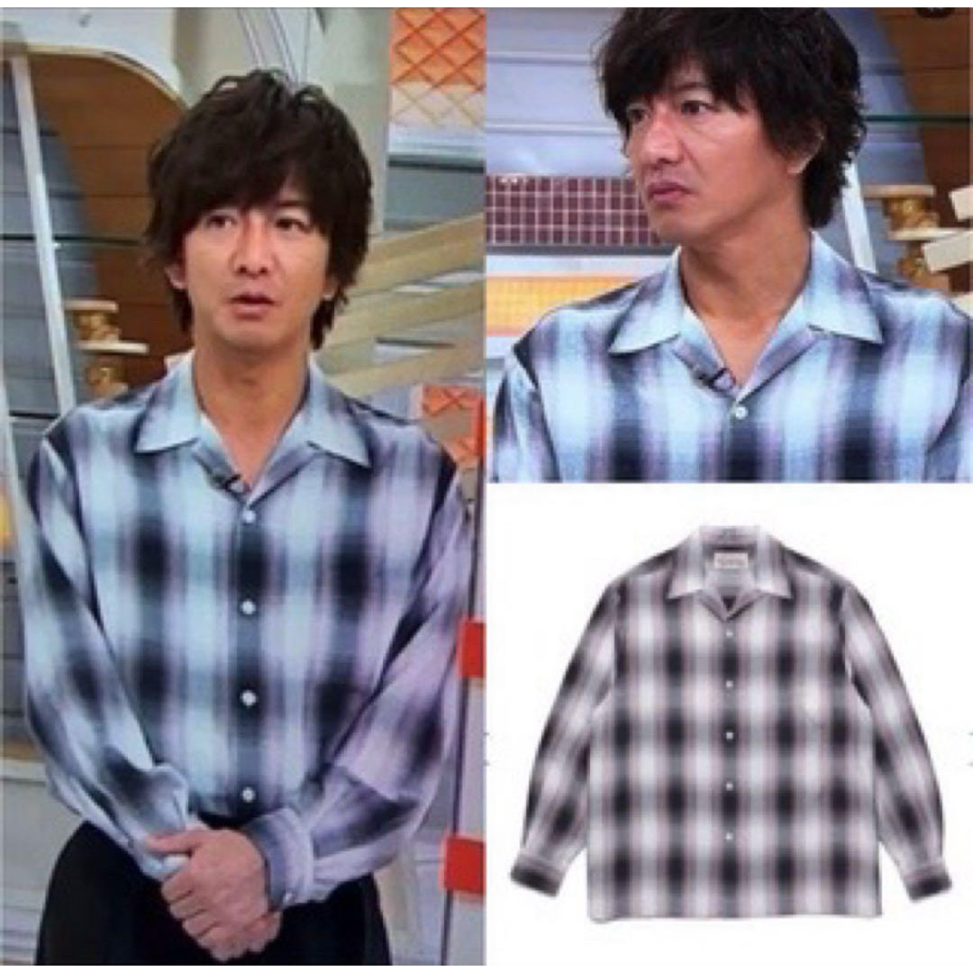 wackomaria オンブレシャツ 木村拓哉 変れ wackomaria オンブレシャツ 木村拓哉 変れ