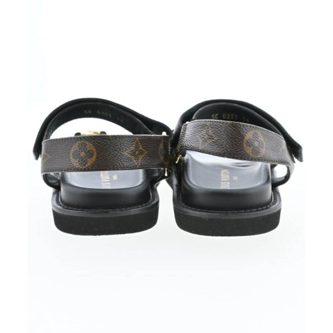 LOUIS VUITTON - LOUIS VUITTON サンダル EU36(22.5cm位) 茶 LOUIS VUITTON - LOUIS VUITTON サンダル EU36(22.5cm位) 茶