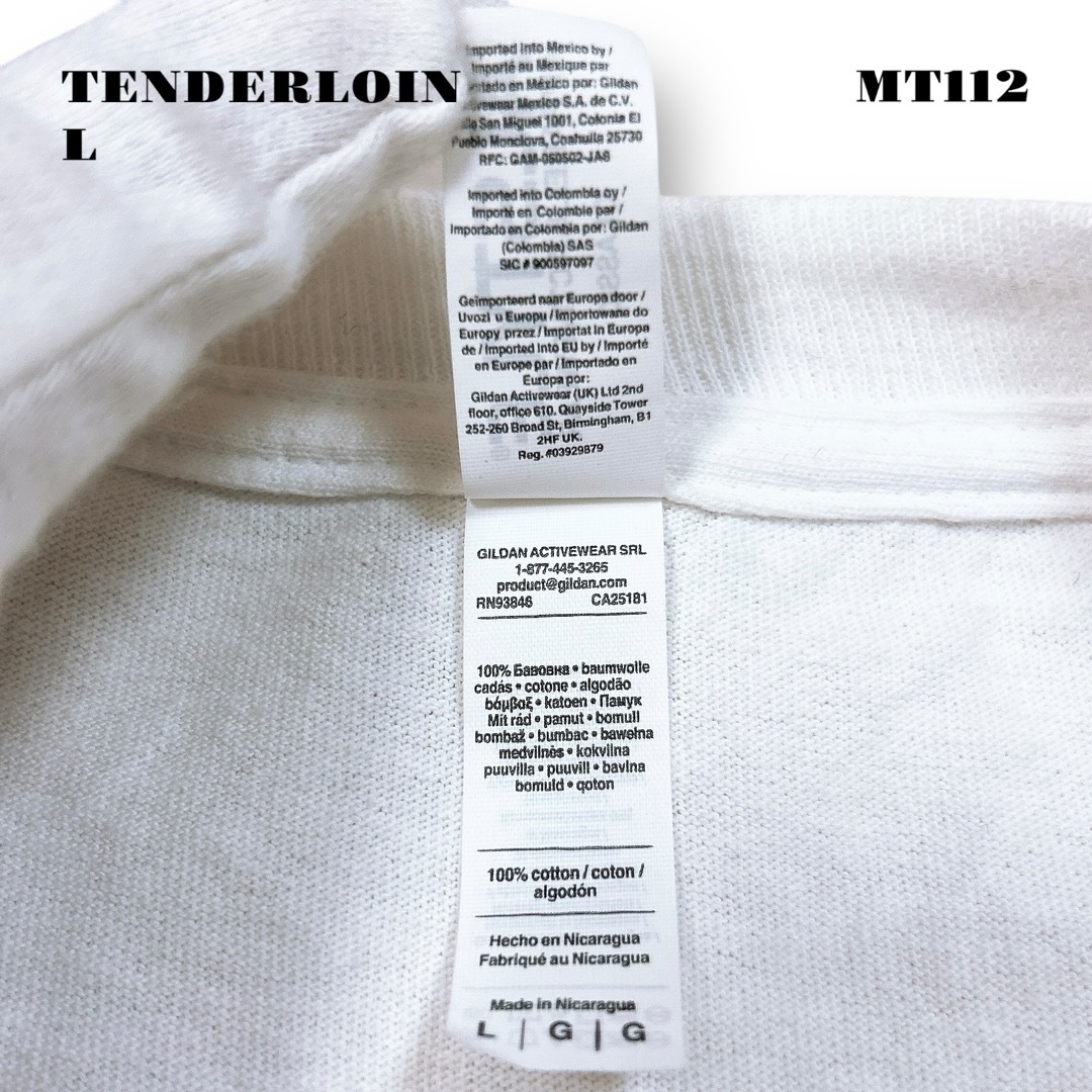 TENDERLOIN - 本店限定! TENDERLOIN 長袖Tシャツ ロンT TENDERLOIN - 本店限定! TENDERLOIN 長袖Tシャツ ロンT
