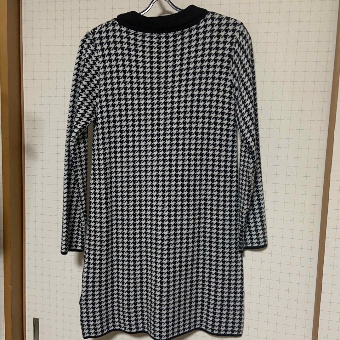 MARY QUANT - マリークワント 千鳥格子 ニットワンピースの通販 MARY QUANT - マリークワント 千鳥格子 ニットワンピースの通販