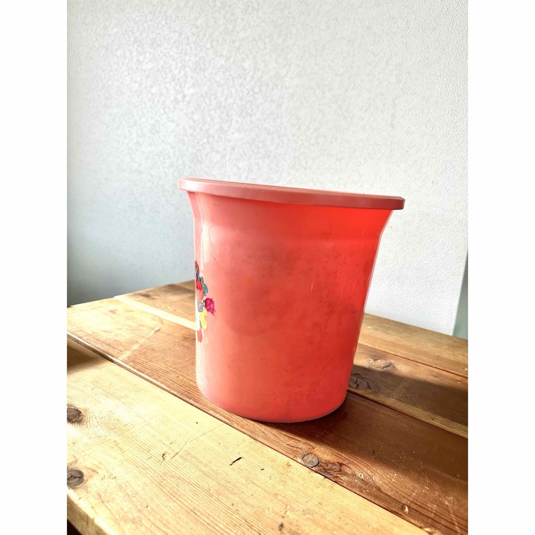 昭和レトロ ゴミ箱 花柄 レトロ ダストボックス インテリア 昭和レトロ ゴミ箱 花柄 レトロ ダストボックス インテリア