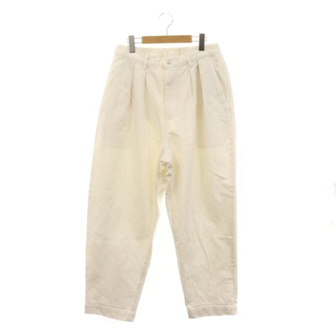 ジャーナルスタンダード ラックス 12OZデニム carotte パンツ M 白 ジャーナルスタンダード ラックス 12OZデニム carotte パンツ M 白