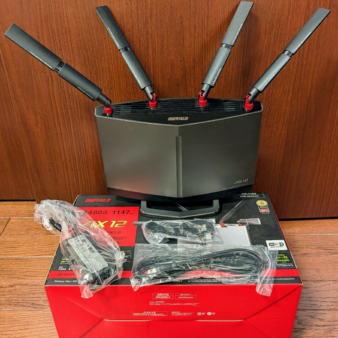 BUFFALO WiFi 無線LANルーター AX12 聴こえ BUFFALO WiFi 無線LANルーター AX12 聴こえ