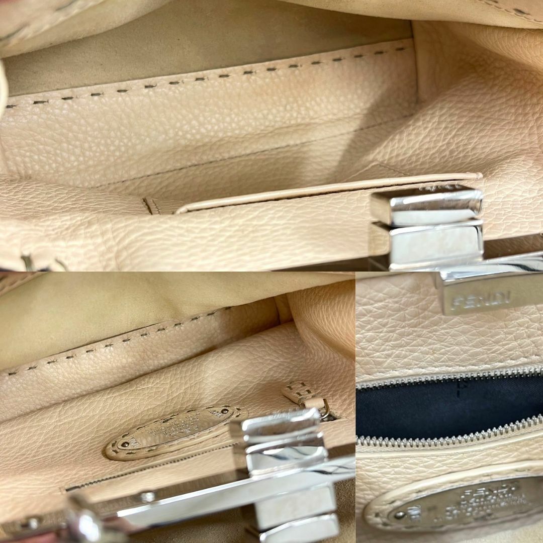 FENDI - 美品☆ フェンディ ピーカブー ミニ セレリア ベージュ FENDI - 美品☆ フェンディ ピーカブー ミニ セレリア ベージュ
