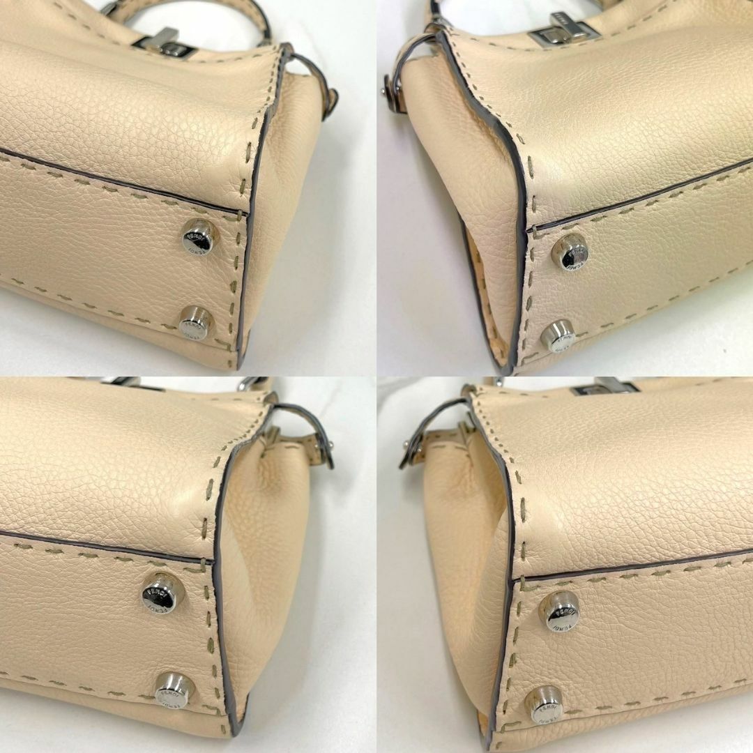 FENDI - 美品☆ フェンディ ピーカブー ミニ セレリア ベージュ FENDI - 美品☆ フェンディ ピーカブー ミニ セレリア ベージュ