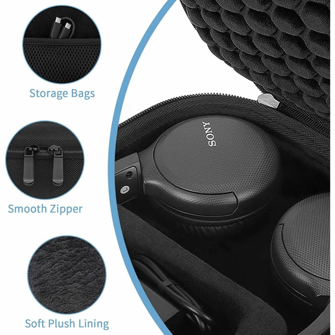 ヘッドホンケース対応Sony WH-CH520/WH-CH510/JBL Tunの通販 by ヘッドホンケース対応Sony WH-CH520/WH-CH510/JBL Tunの通販 by