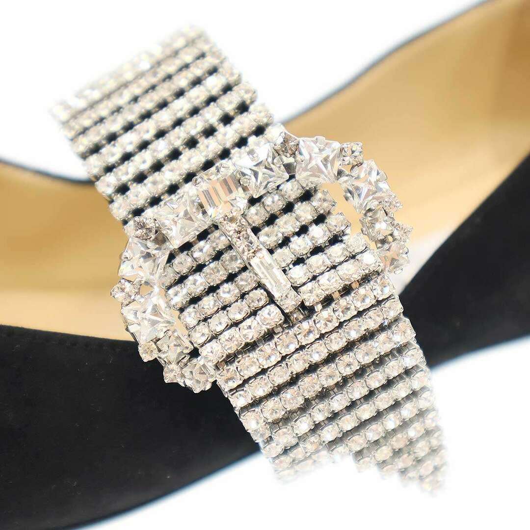 JIMMY CHOO - JIMMY CHOO ジミー チュウ KRISTA FLAT クリスタル JIMMY CHOO - JIMMY CHOO ジミー チュウ KRISTA FLAT クリスタル