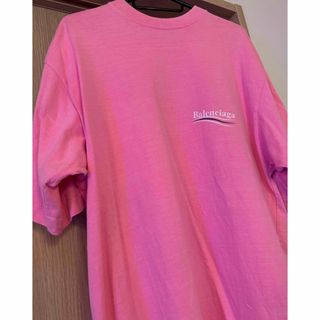 BALENCIAGA(Tシャツ/カットソー(半袖/袖なし) ・ ピンク/桃色系 BALENCIAGA(Tシャツ/カットソー(半袖/袖なし) ・ ピンク/桃色系