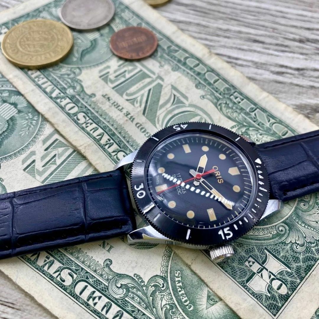 1962【動作良好】ORIS オリス 腕時計 ブラック 手巻き ヴィンテージ 1962【動作良好】ORIS オリス 腕時計 ブラック 手巻き ヴィンテージ