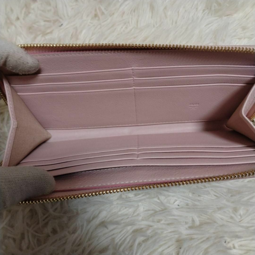 MCM - 美品 MCM 日本未入荷 レザー 長財布 札入れ ピンクの通販 MCM - 美品 MCM 日本未入荷 レザー 長財布 札入れ ピンクの通販