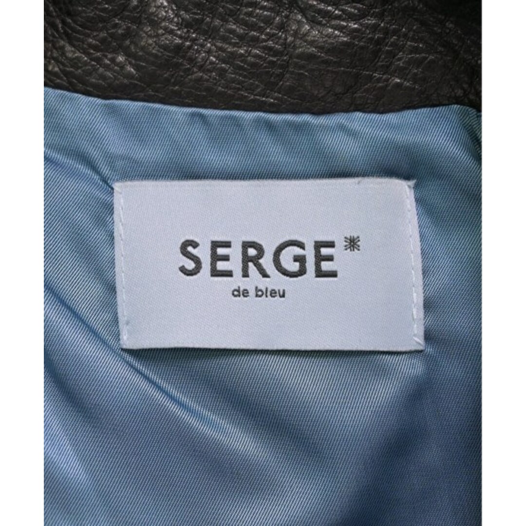 SERGE de bleu サージ ライダース 36(S位) 黒 【古着】【中古】 SERGE de bleu サージ ライダース 36(S位) 黒 【古着】【中古】