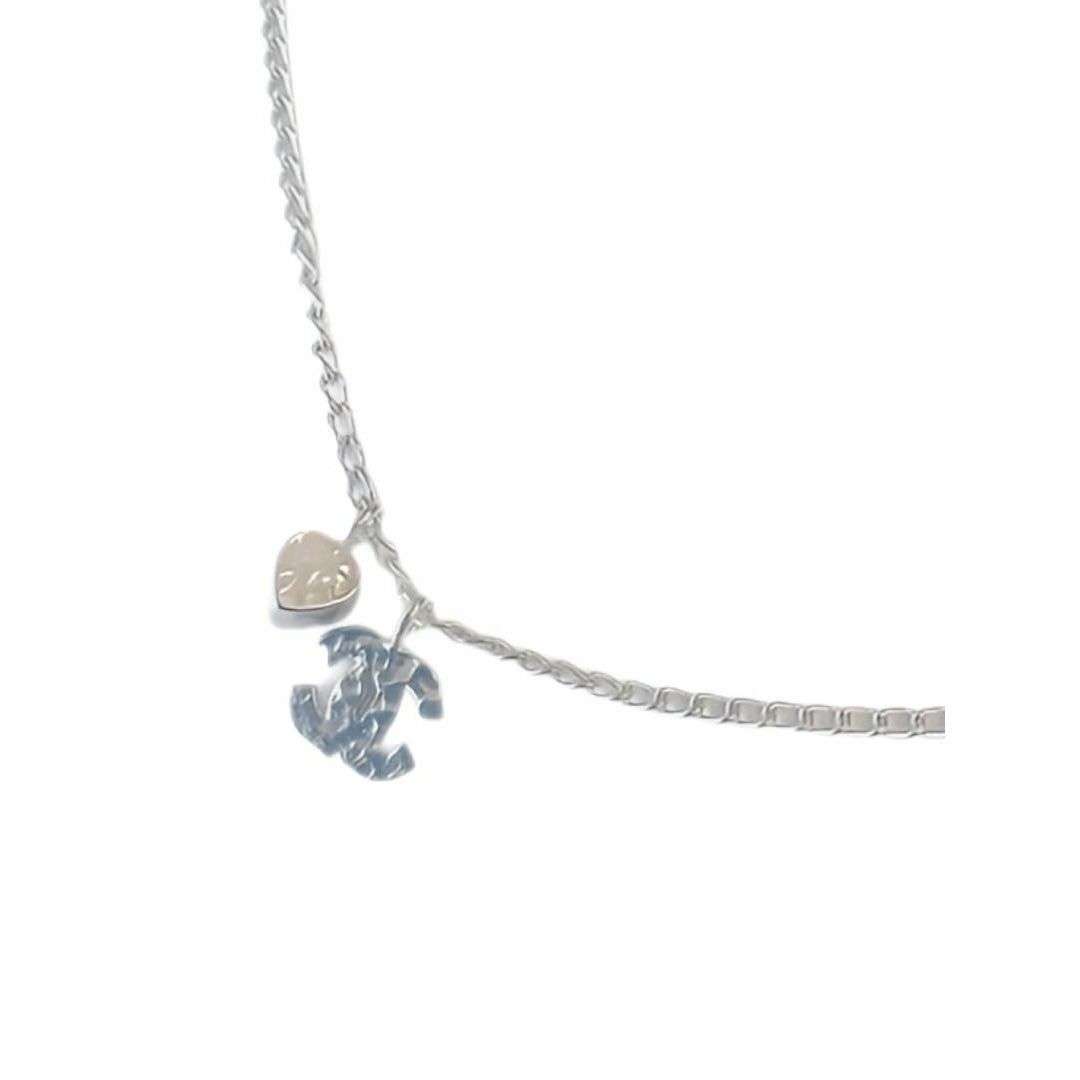 CHANEL - 極美品☆シャネル ラインストーン ハート ネックレスの CHANEL - 極美品☆シャネル ラインストーン ハート ネックレスの