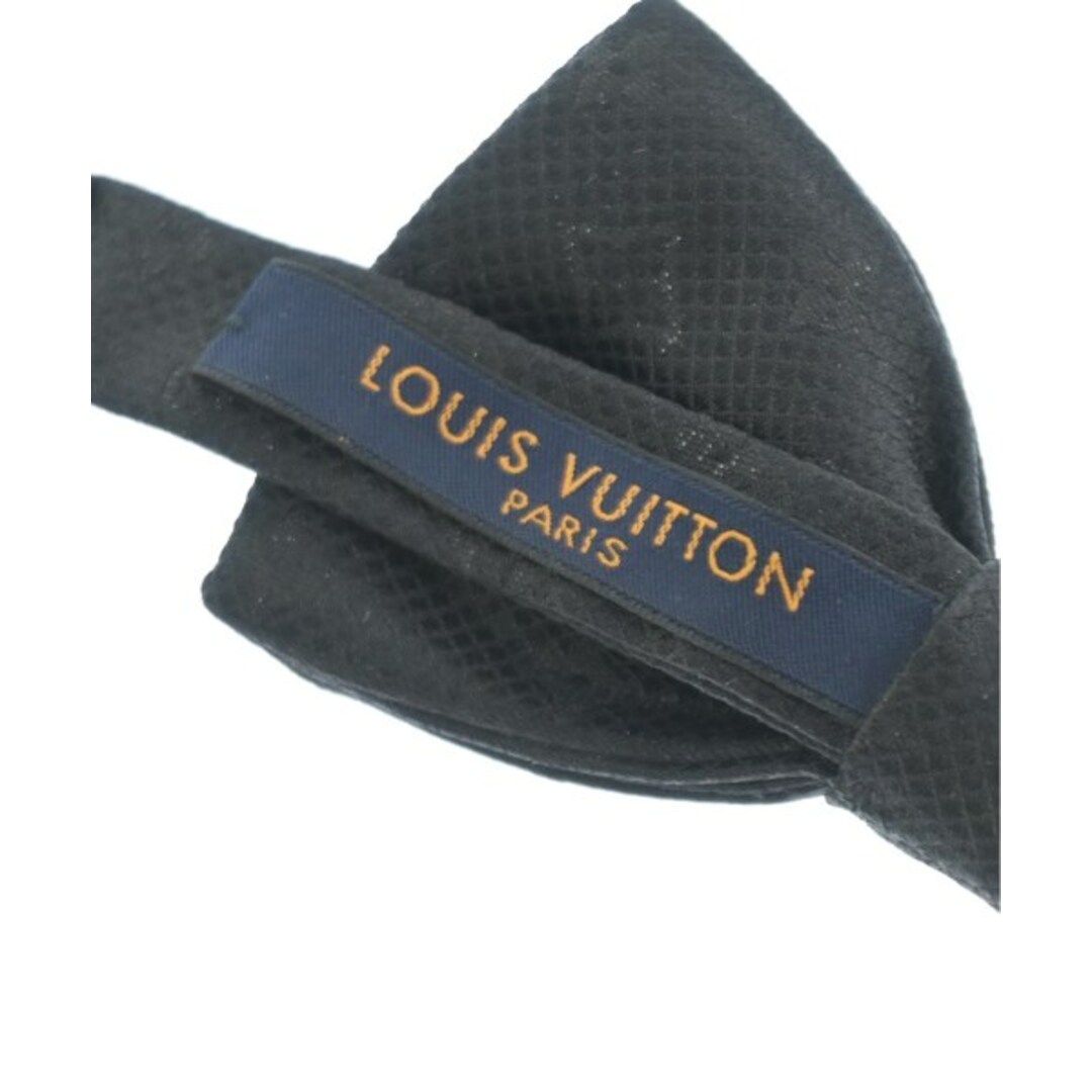 LOUIS VUITTON ルイヴィトン ネクタイ - 黒 【古着】 LOUIS VUITTON ルイヴィトン ネクタイ - 黒 【古着】