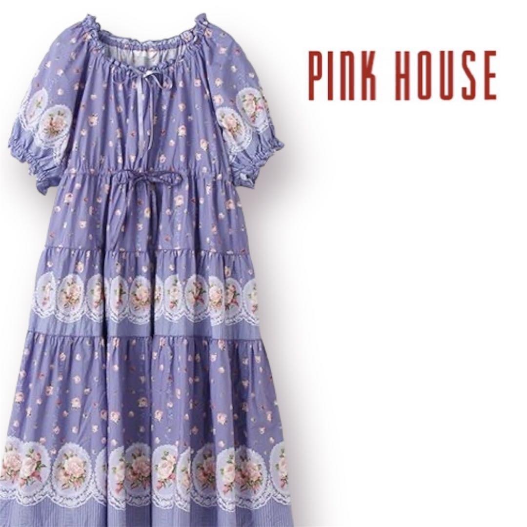PINK HOUSE - 【美品】ピンクハウス PINKHOUSEローズガーデナー PINK HOUSE - 【美品】ピンクハウス PINKHOUSEローズガーデナー