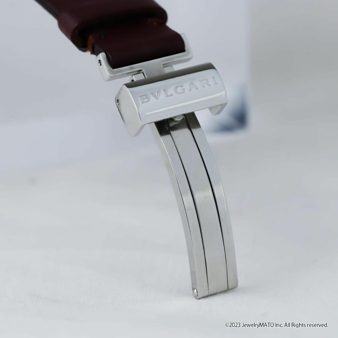 BVLGARI - 【鑑別書付き】ブルガリ 腕時計 BZ22S 白文字盤 BVLGARI - 【鑑別書付き】ブルガリ 腕時計 BZ22S 白文字盤