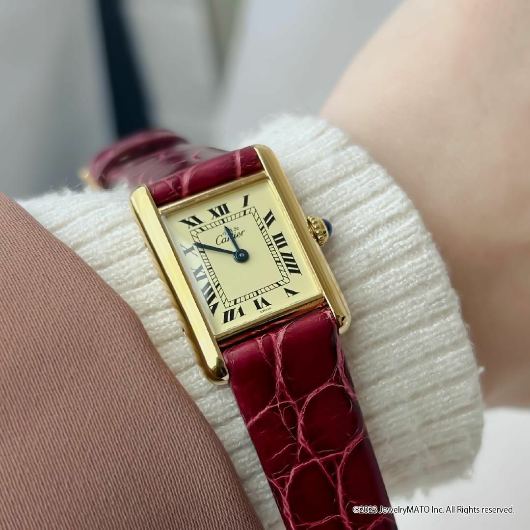 Cartier - 【新品仕上げ済み】カルティエ 腕時計 マストタンクSM Cartier - 【新品仕上げ済み】カルティエ 腕時計 マストタンクSM
