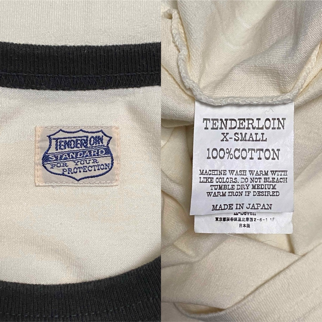 キムタク着 XSサイズ テンダーロイン ラグラン 長袖 Tシャツ T キムタク着 XSサイズ テンダーロイン ラグラン 長袖 Tシャツ T